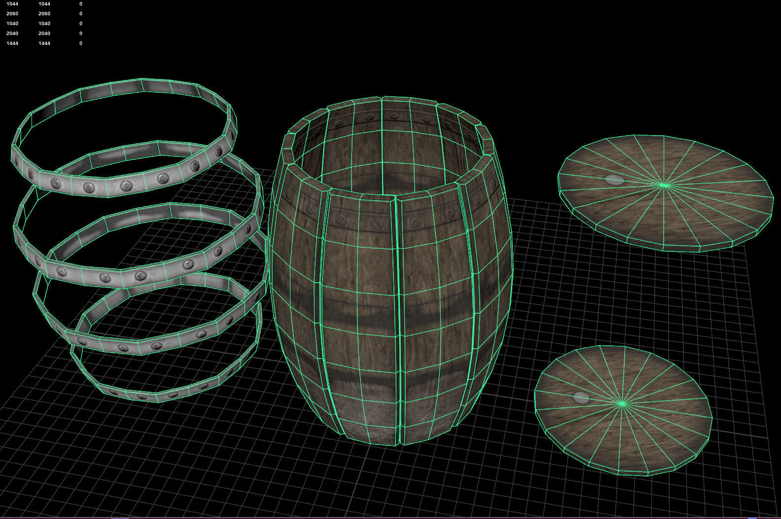 3D model Wooden Barrel - Game Ready - VR AR VR / AR / low-poly | CGTrader