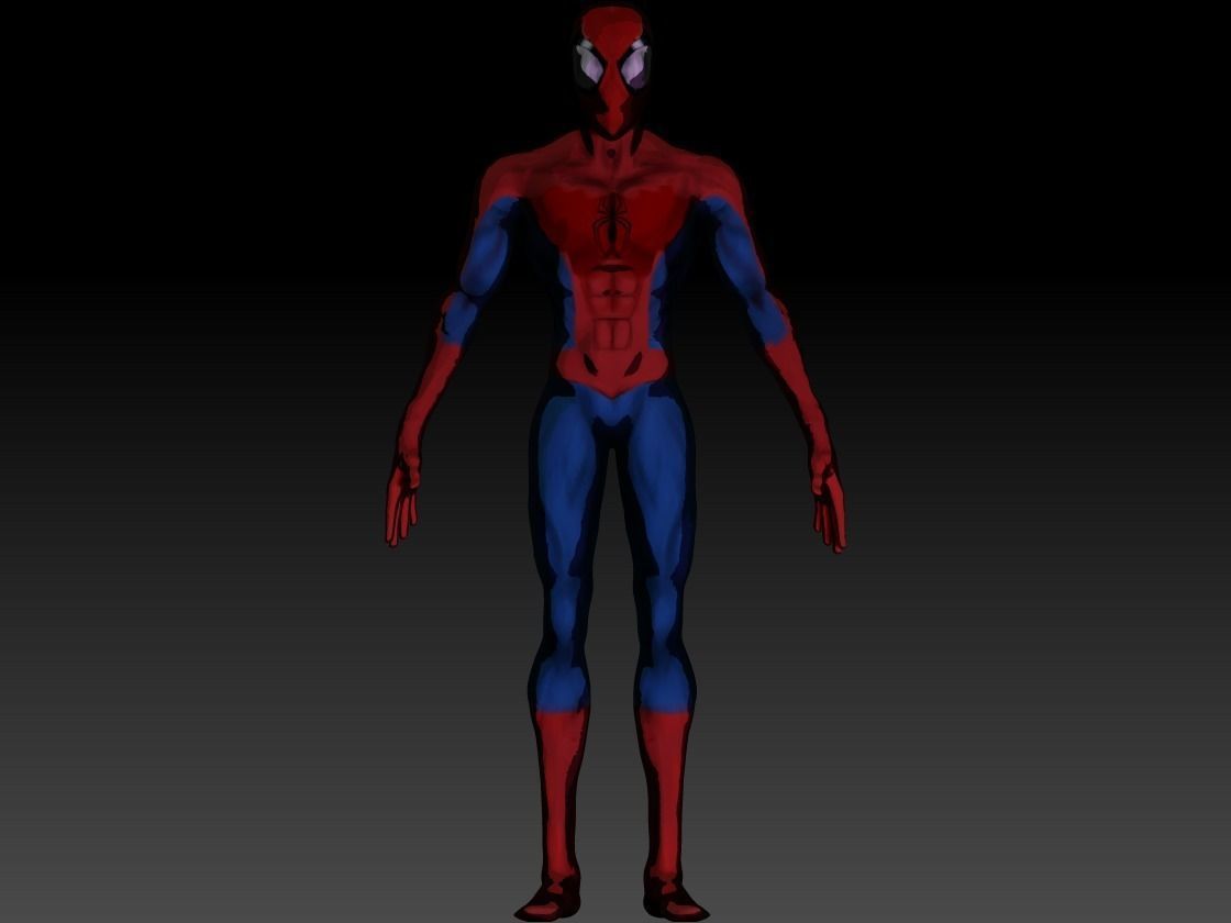 3D model Spider-Man - RIGGED - Animated - Marvel Ultimate - 2 Costumes ...