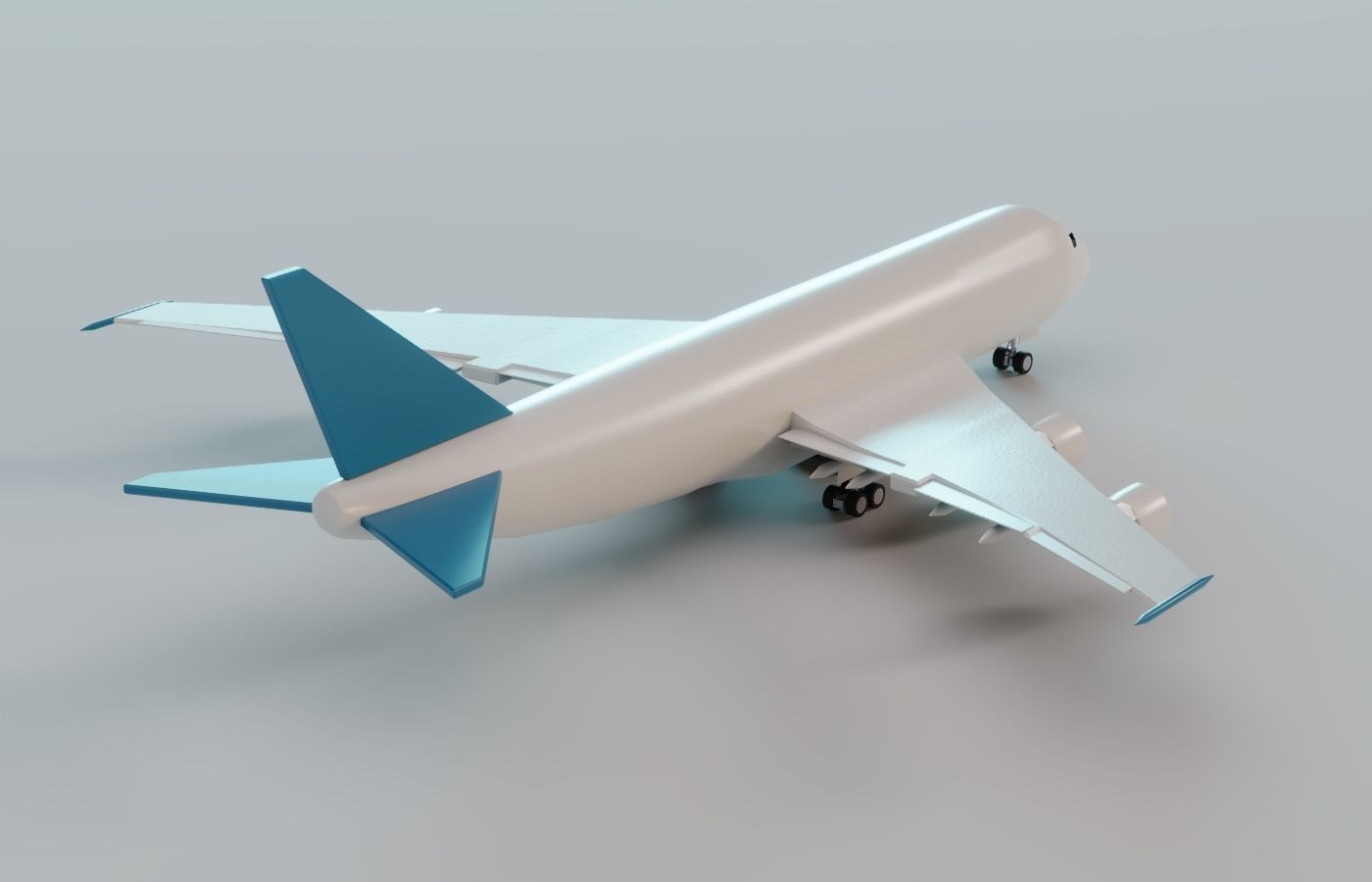 Toy Plane - Commercial Airliner 3D model | CGTrader