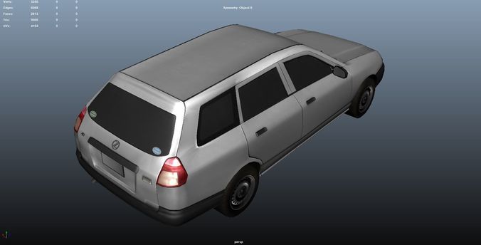 3D model car Lowpolygon VR / AR / low-poly | CGTrader