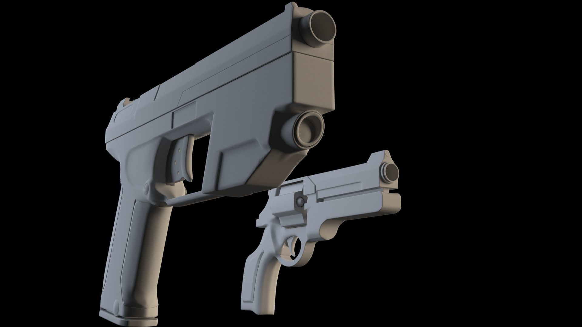 CGI Animation Weapons Pack free 3D model | CGTrader