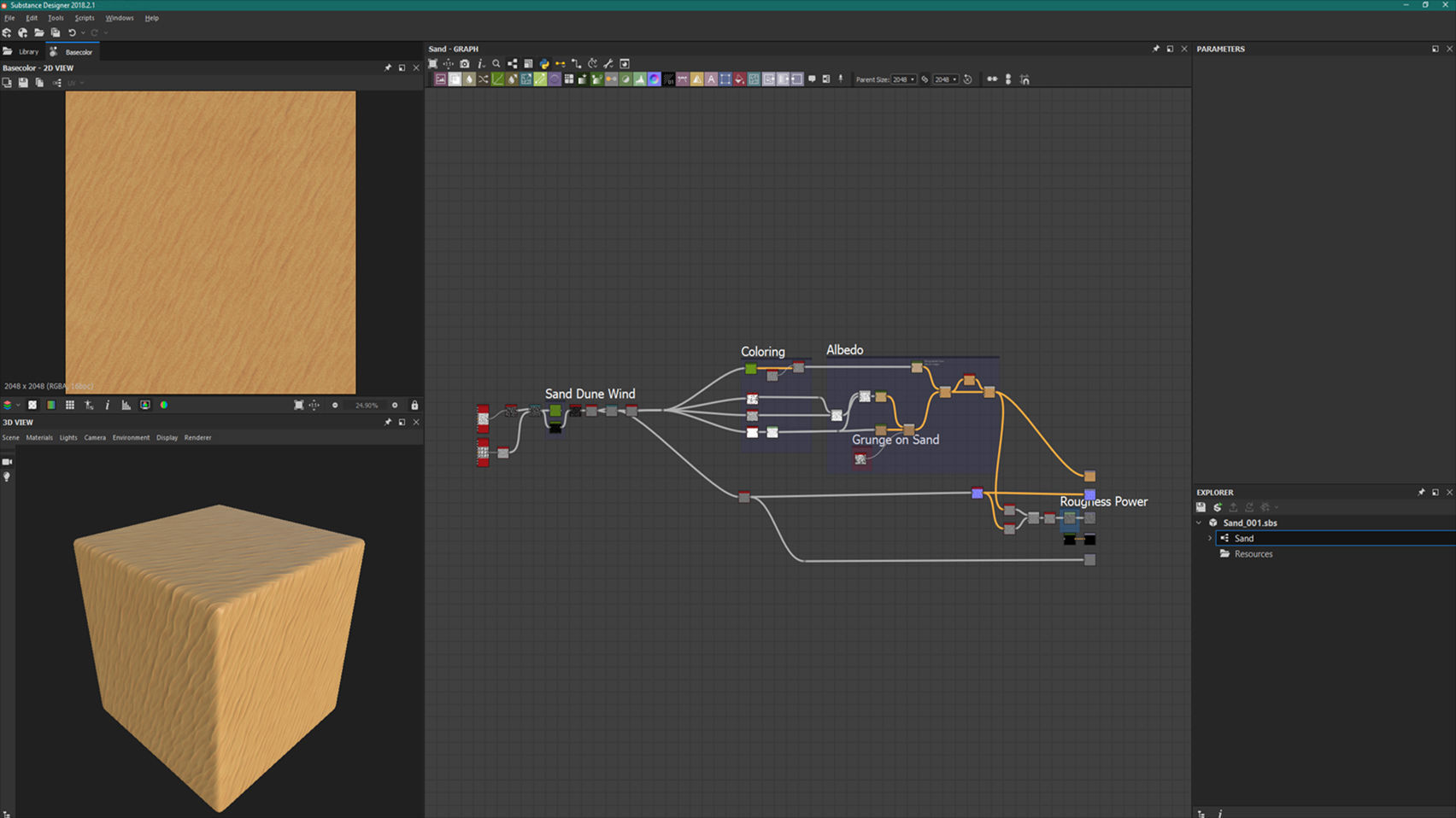 Texture Sand Material VR / AR / low-poly | CGTrader