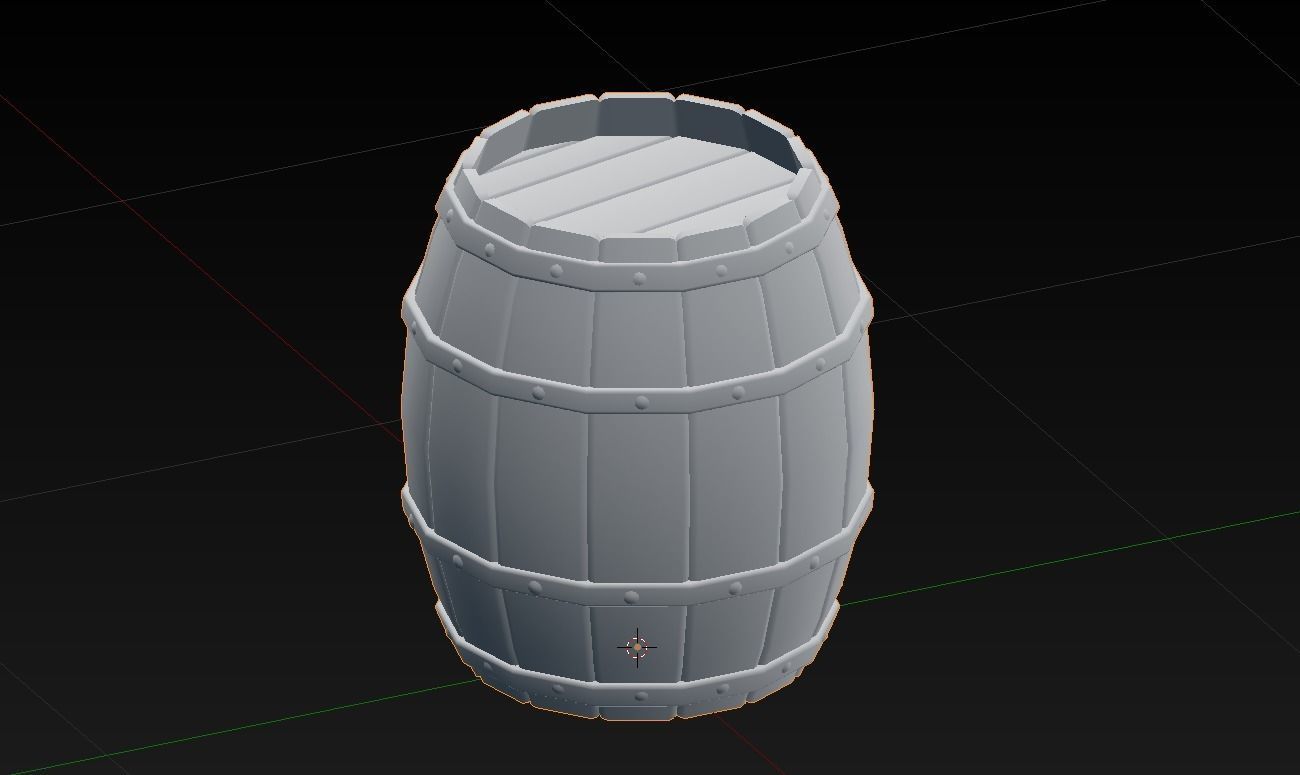 Barrel Stylized free VR / AR / low-poly 3D model | CGTrader