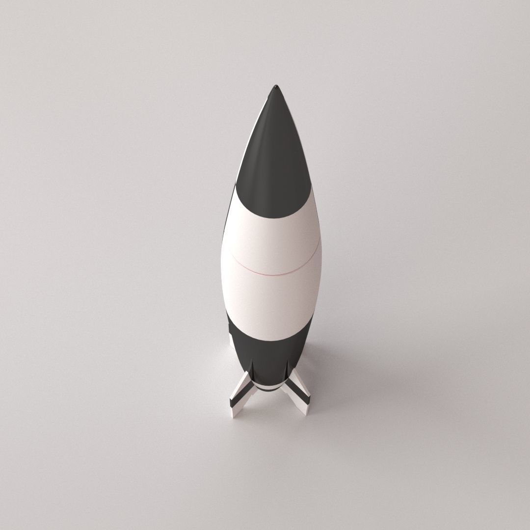 V2 Rocket 3D model | CGTrader