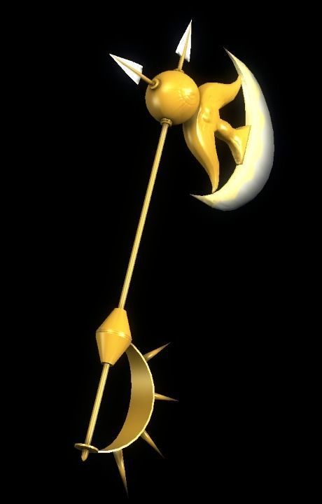 ESCANOR Divine Axe Rhitta The Seven Deadly Sins free VR / AR / low-poly ...