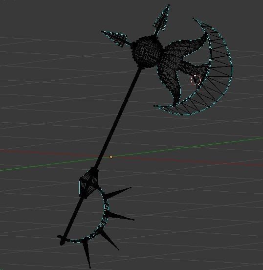 ESCANOR Divine Axe Rhitta The Seven Deadly Sins free VR / AR / low-poly ...