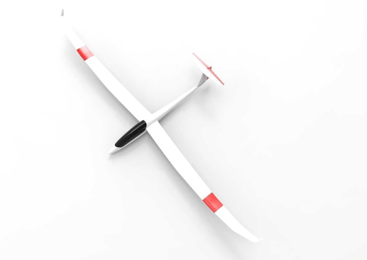 Glider Airplane 3D model | CGTrader