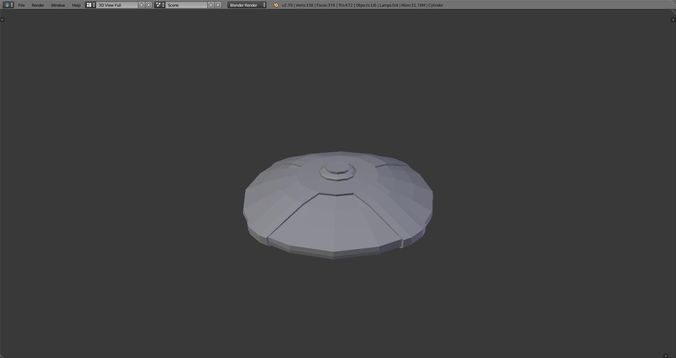 3D model Scifi Landmine VR / AR / low-poly | CGTrader