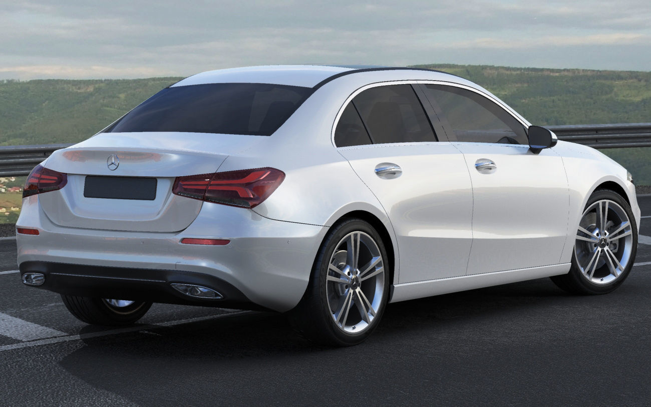 Mercedes A-class sedan 2 versions 3D model | CGTrader