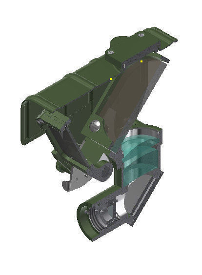 3D model ZPU Antiaircraft 145mm heavy machine gun collimating sight VR ...