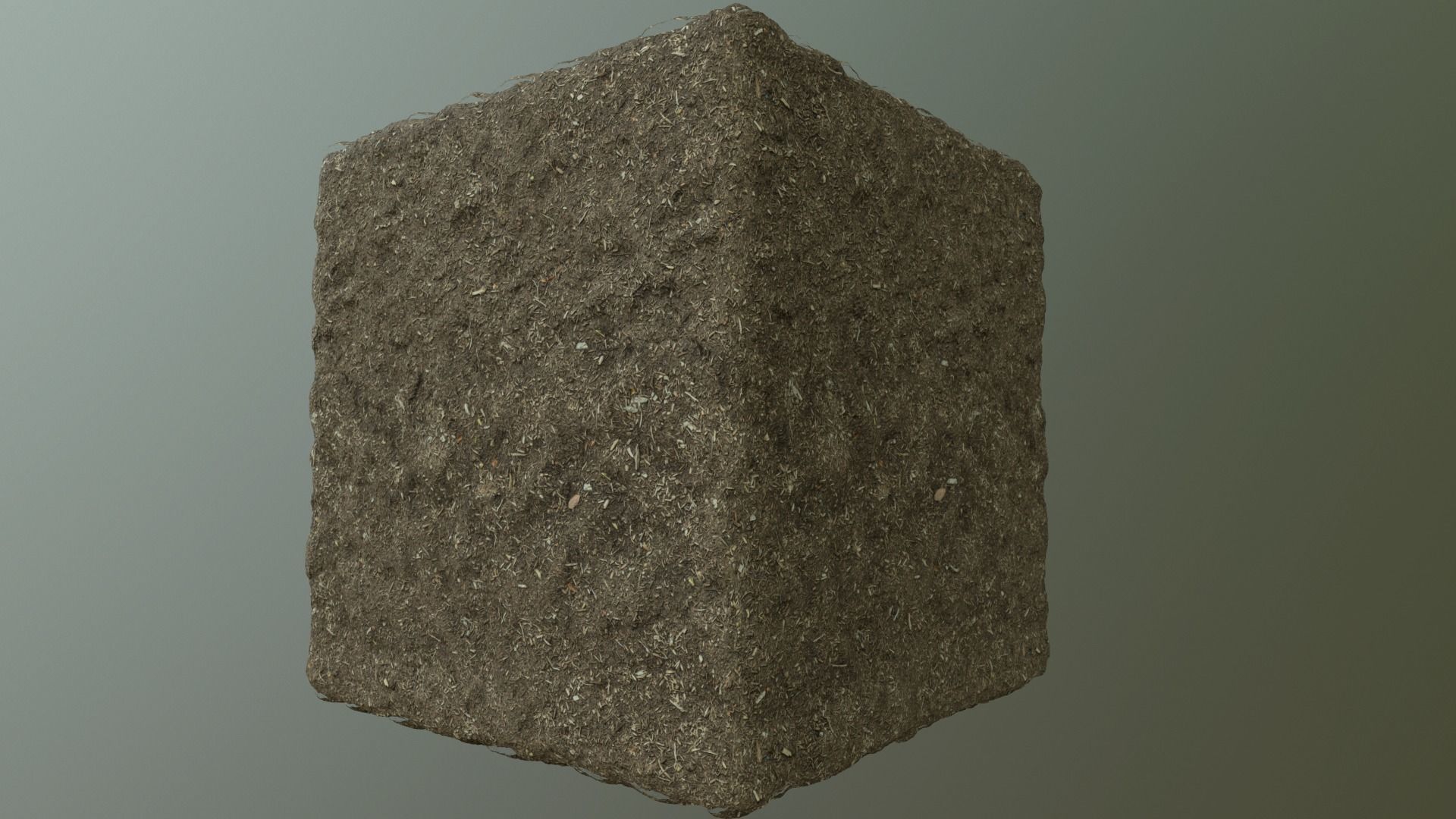 PBR Scanned Brown Mulch Texture | CGTrader