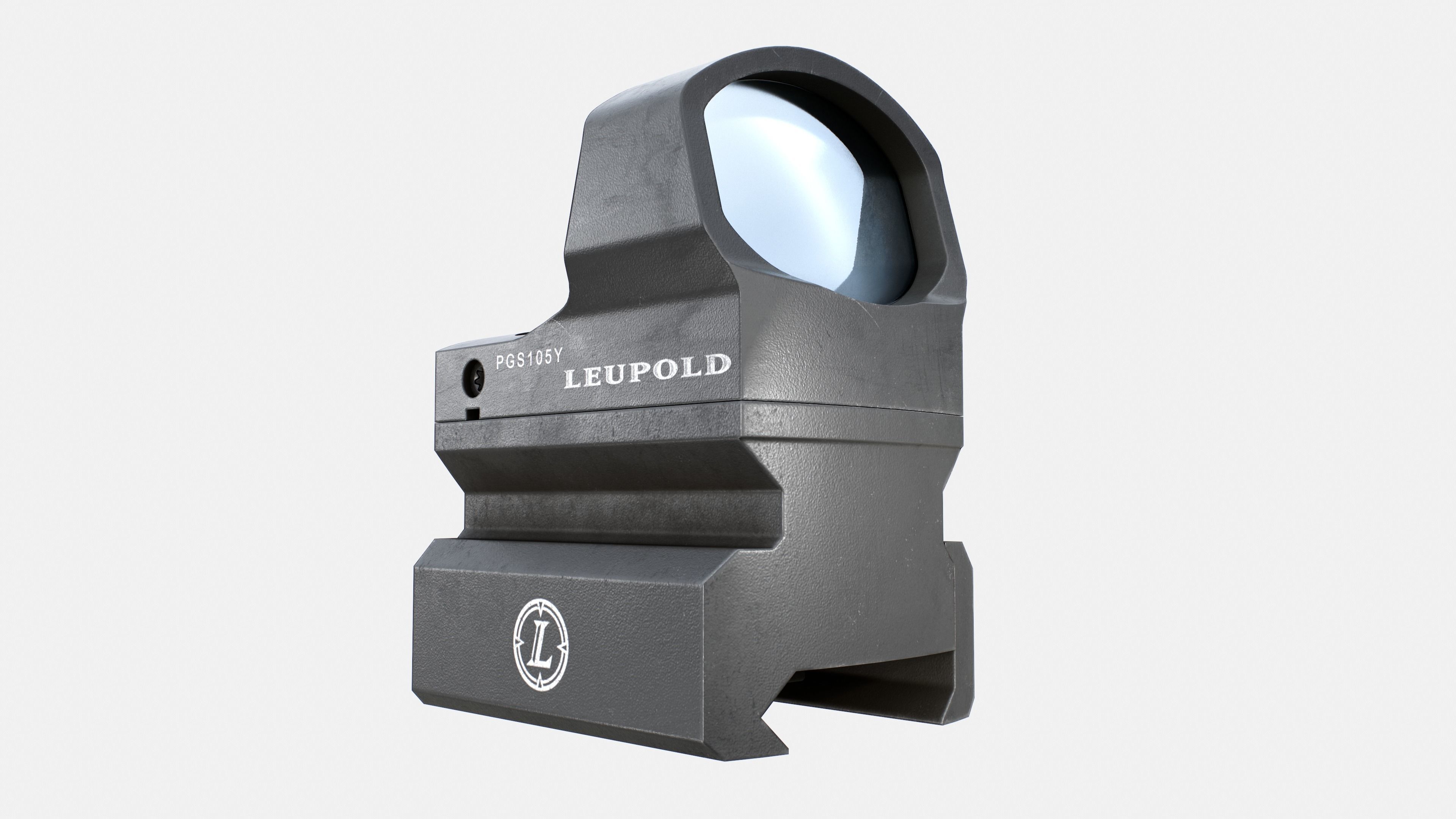 3D model Leupold DeltaPoint Micro Red Dot Sight VR / AR / low-poly ...