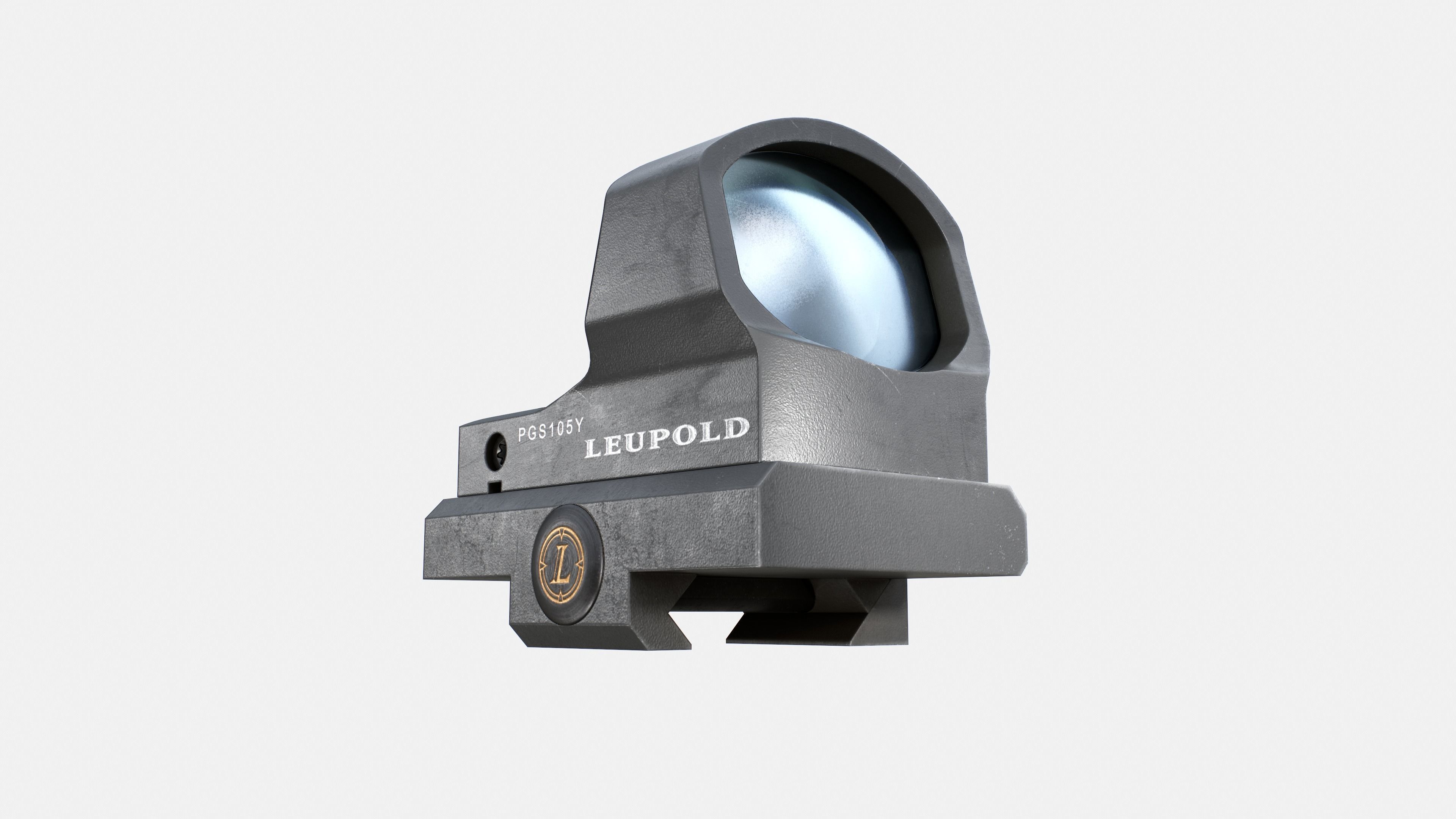 3D model Leupold DeltaPoint Micro Red Dot Sight VR / AR / low-poly ...