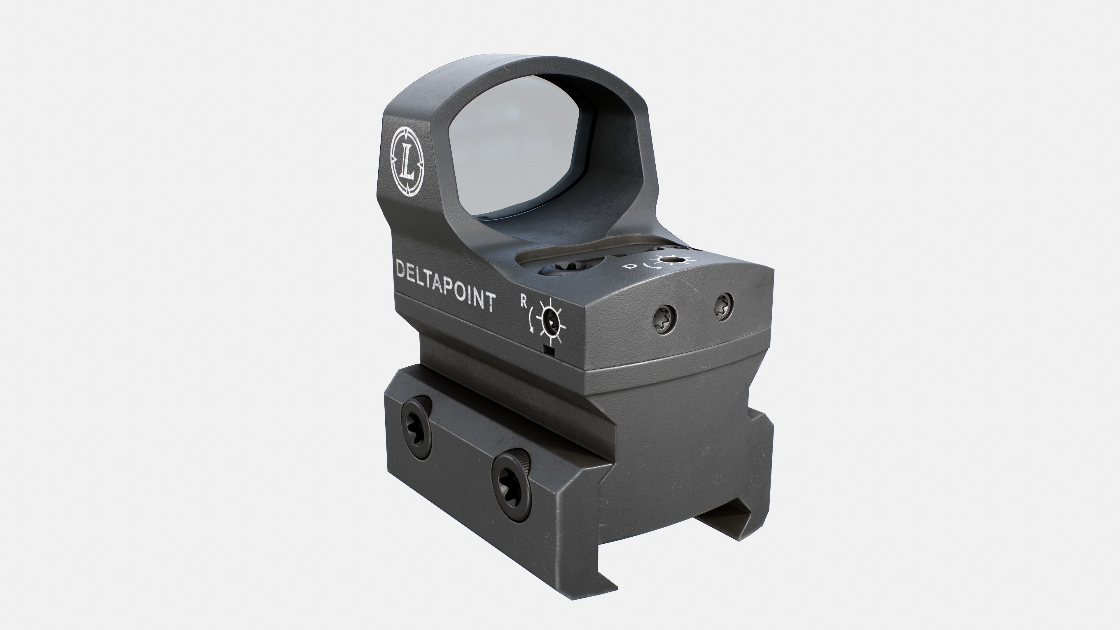 3D model Leupold DeltaPoint Micro Red Dot Sight VR / AR / low-poly ...