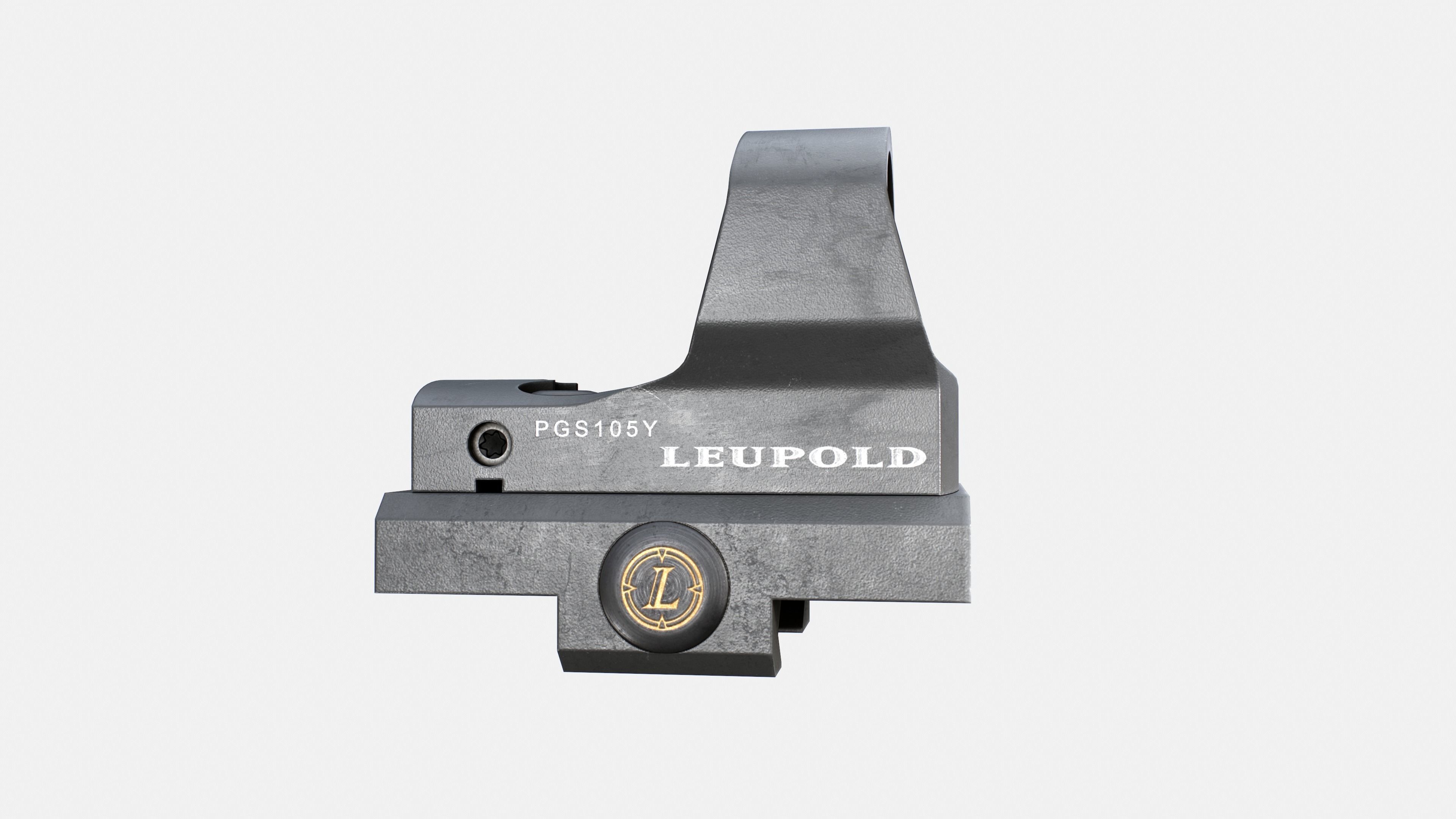3D model Leupold DeltaPoint Micro Red Dot Sight VR / AR / low-poly ...