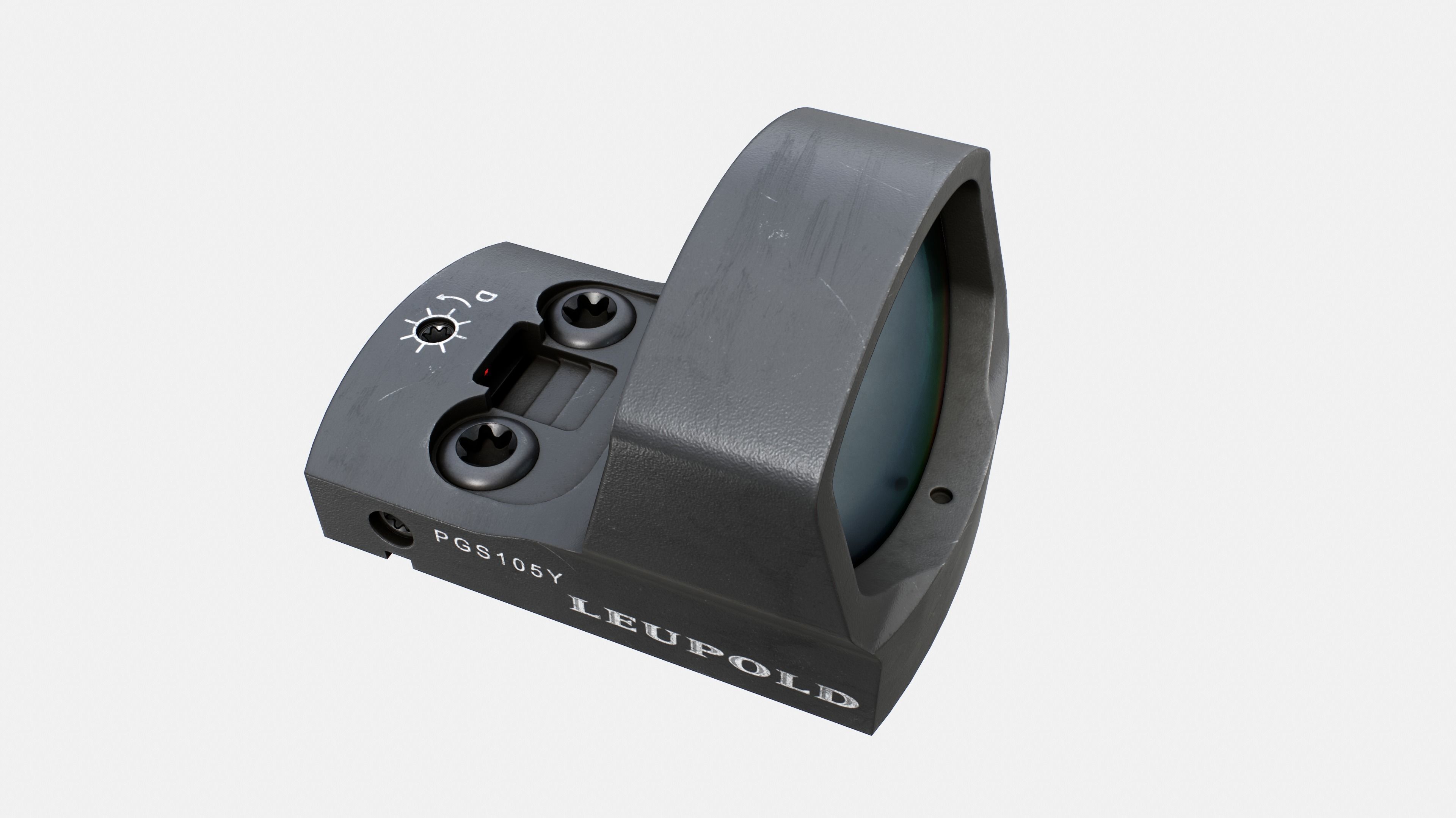 3D model Leupold DeltaPoint Micro Red Dot Sight VR / AR / low-poly ...