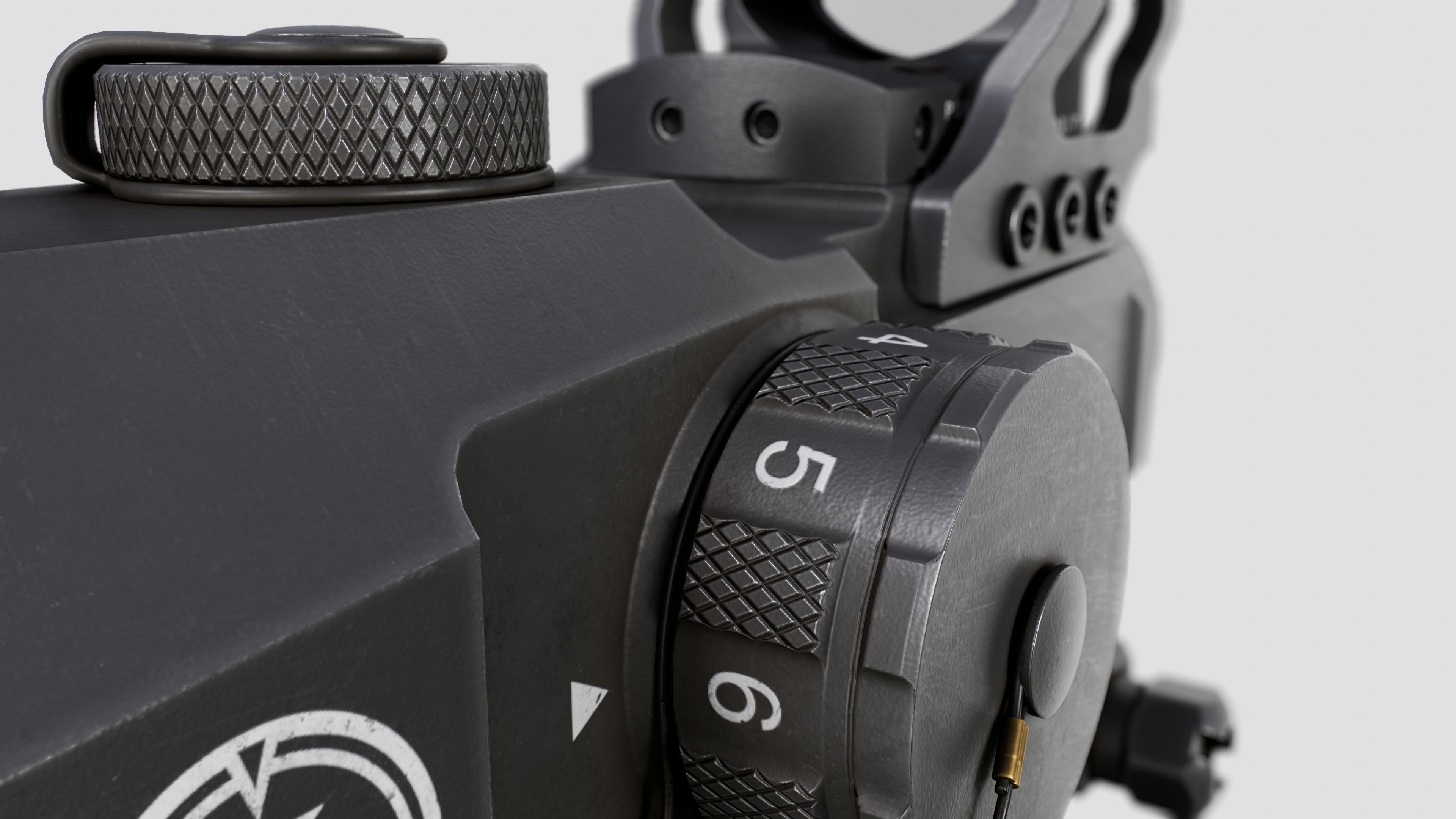 3D model Leupold Mark 4 HAMR 4x24mm High Accuracy Multi-Range Riflescope VR / AR / low-poly ...