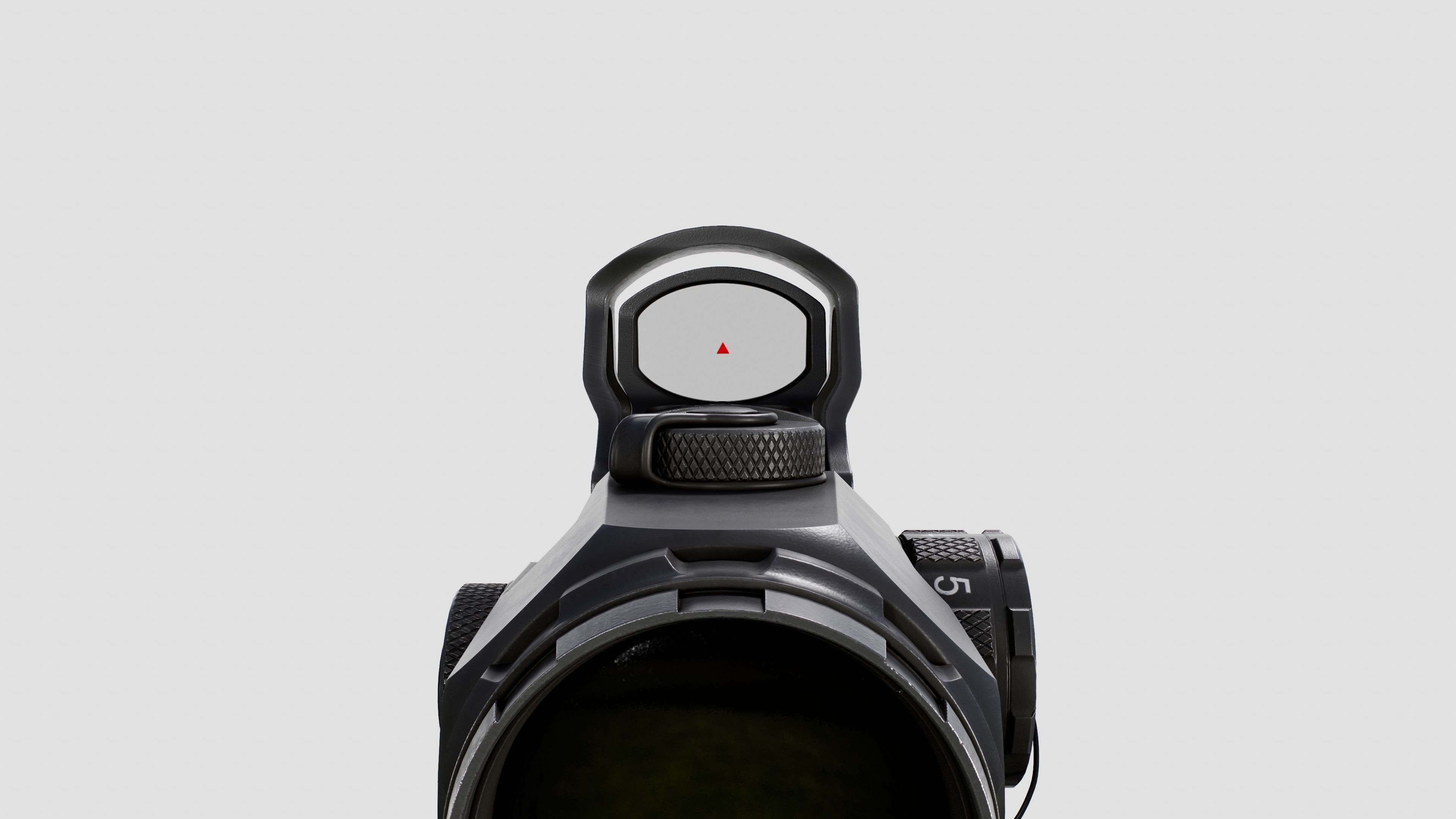 3D model Leupold Mark 4 HAMR 4x24mm High Accuracy Multi-Range Riflescope VR / AR / low-poly ...