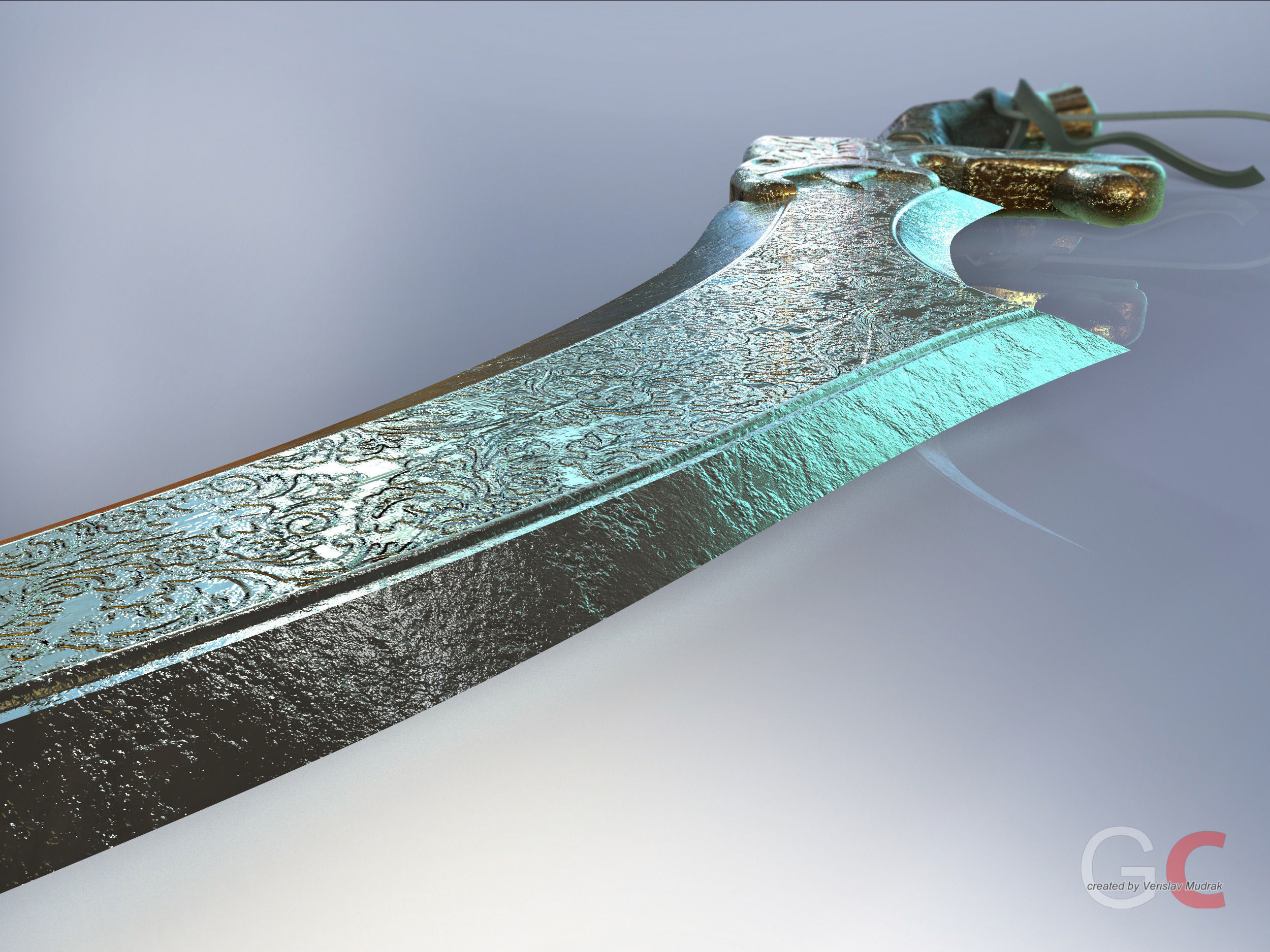 Eagle Sword free 3D model | CGTrader