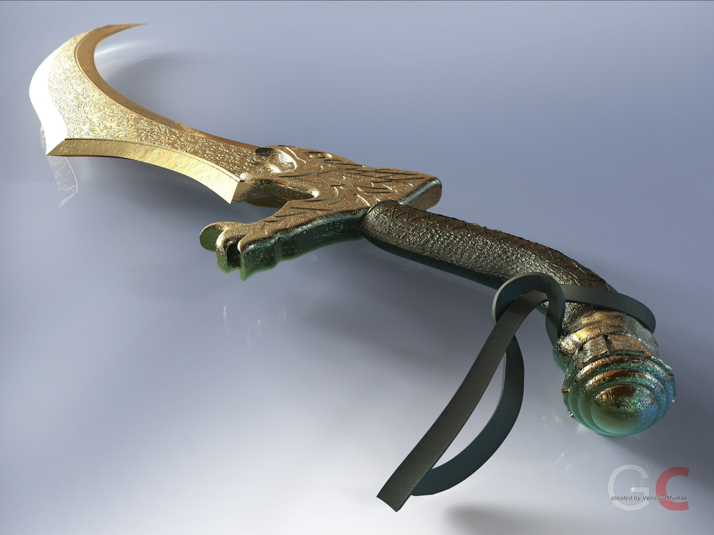 Eagle Sword free 3D model | CGTrader