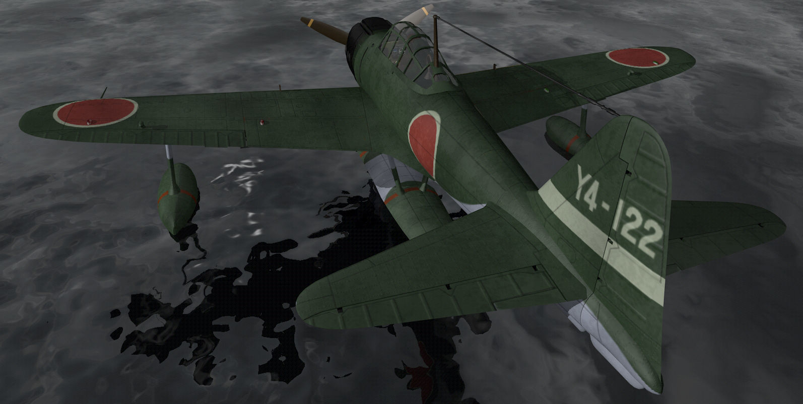 Nakajima A6M2-N Rufe 3D model | CGTrader