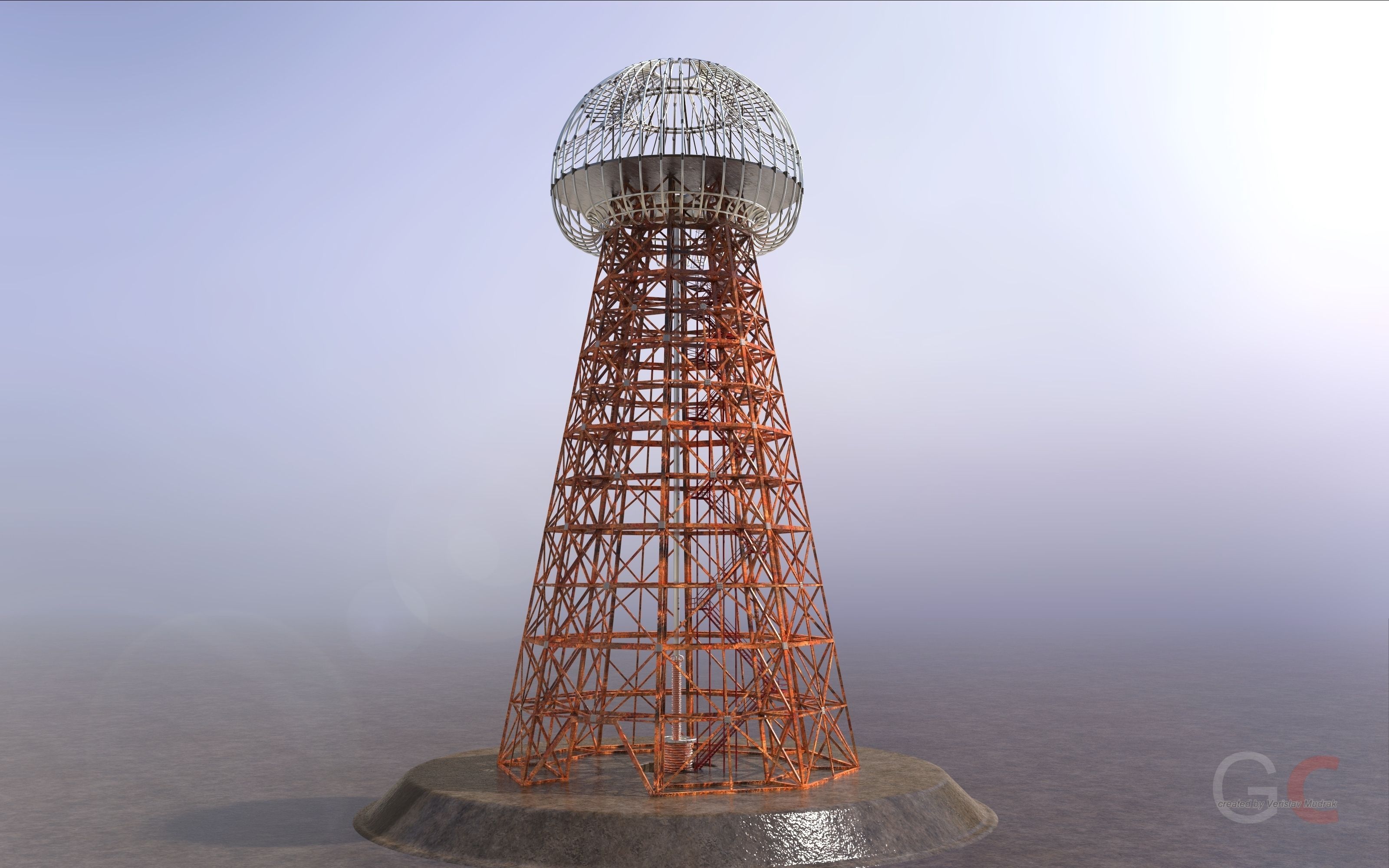 Tesla tower free 3D model | CGTrader
