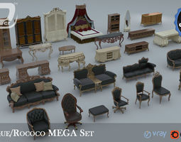 Baroque 3D Models | CGTrader