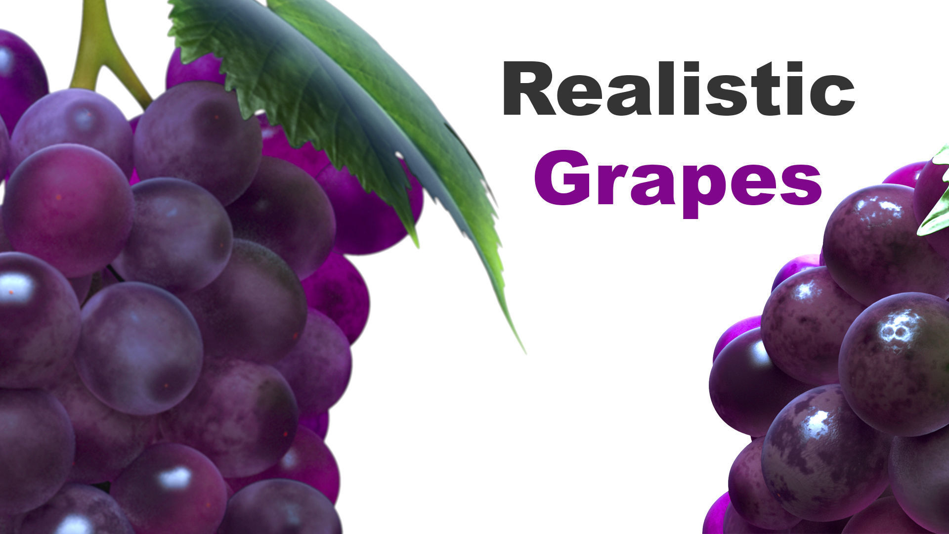 Grape grapes 3D model | CGTrader