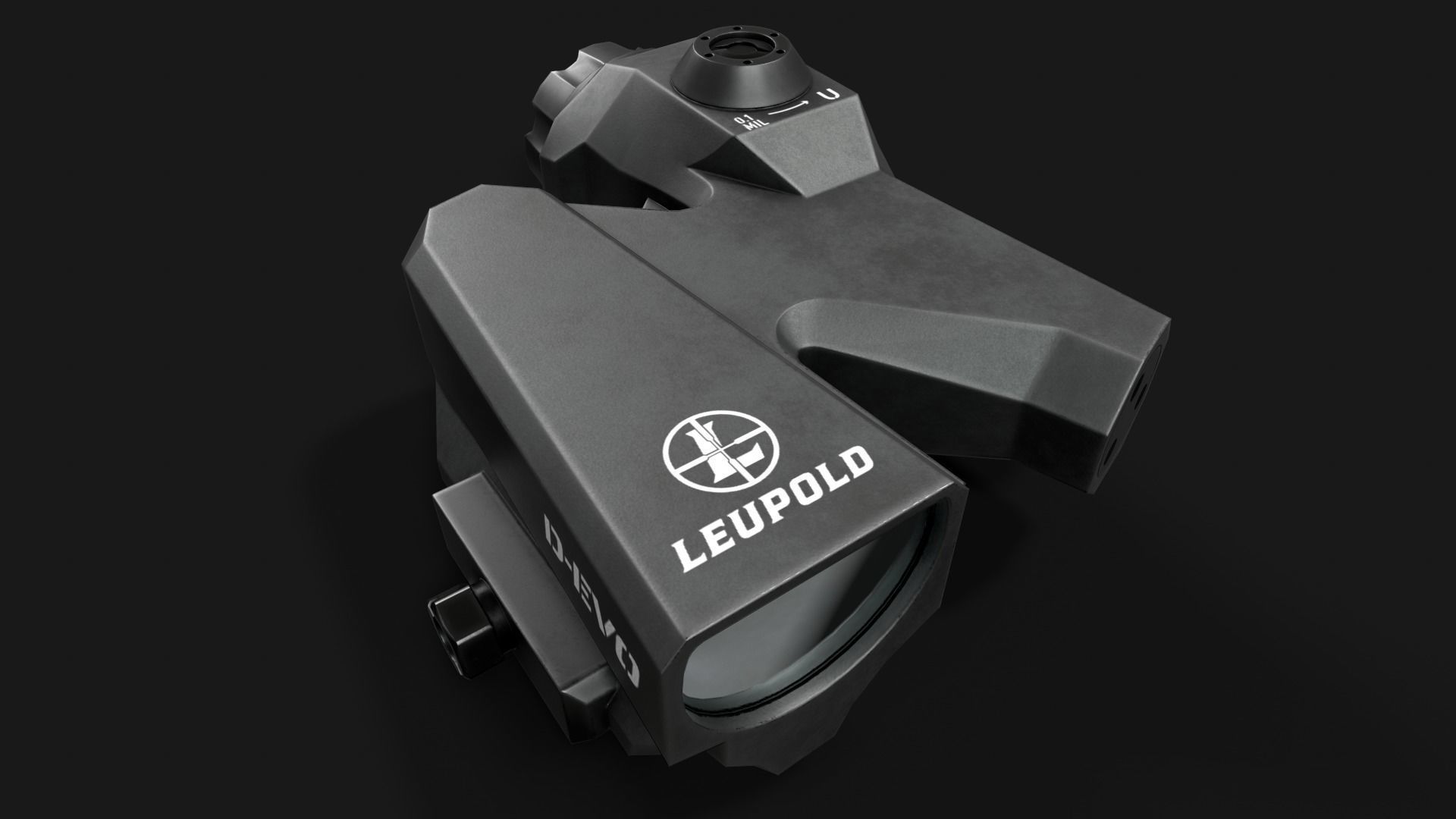 3D model Leupold D-EVO Dual Enhanced View Optic 6x Scope VR / AR / low ...