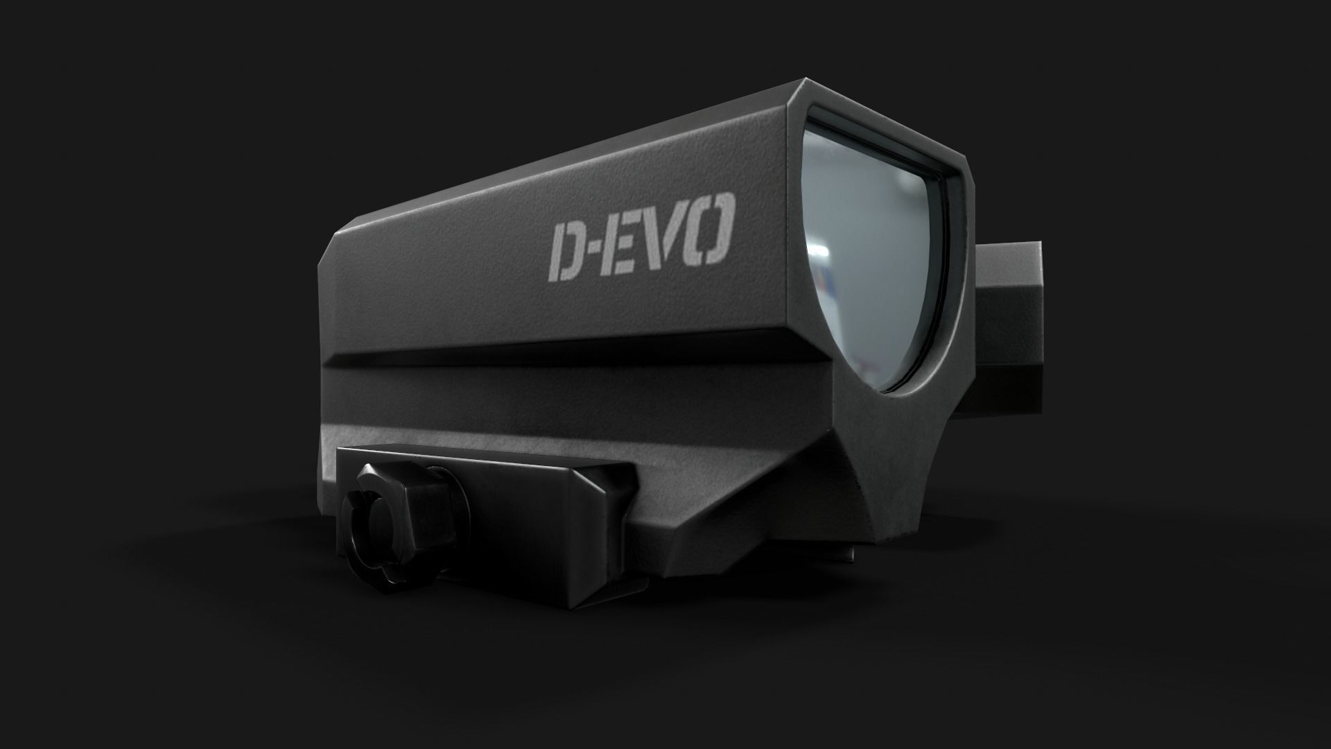 3D model Leupold D-EVO Dual Enhanced View Optic 6x Scope VR / AR / low ...