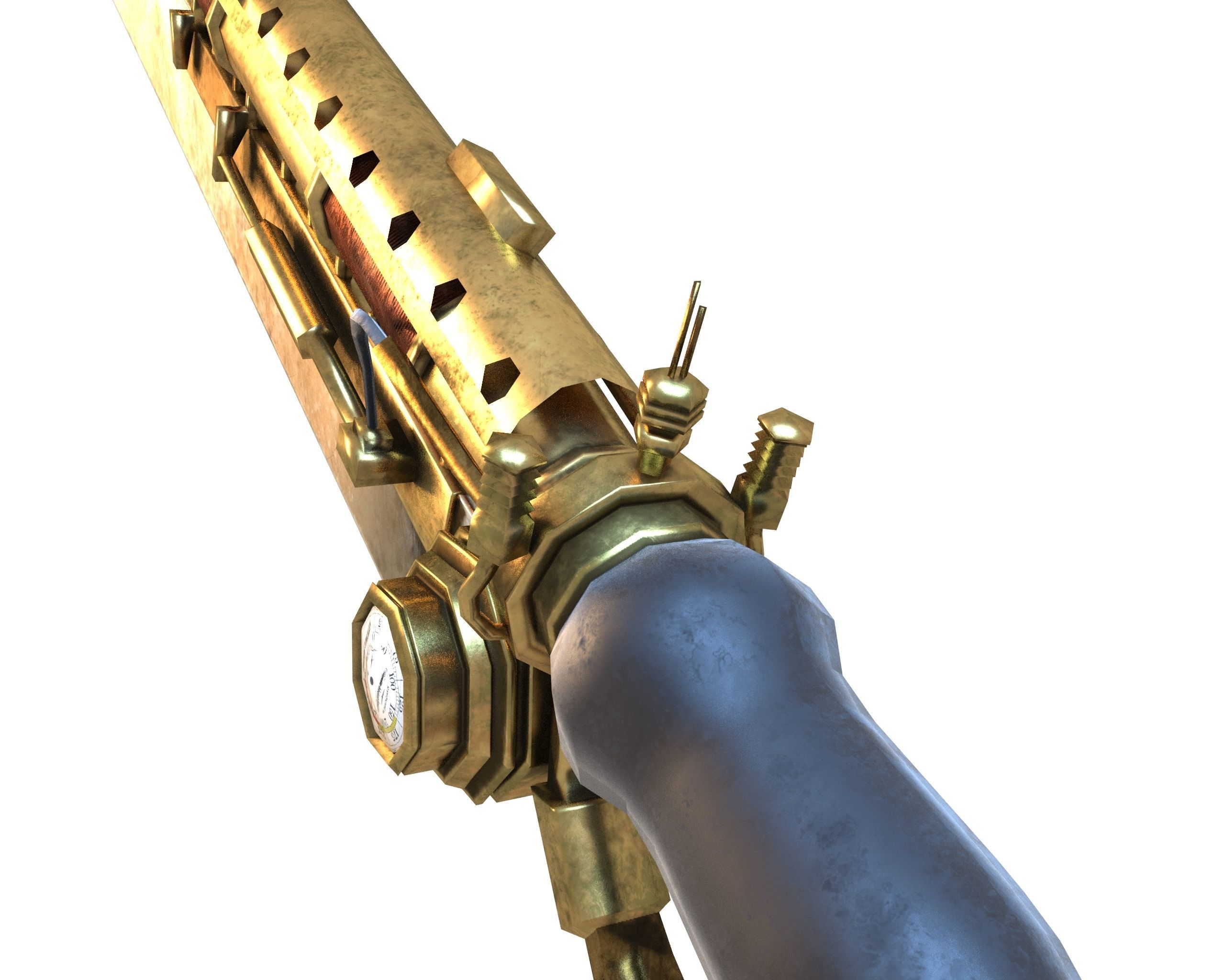 Steampunk Sword free VR / AR / low-poly 3D model | CGTrader