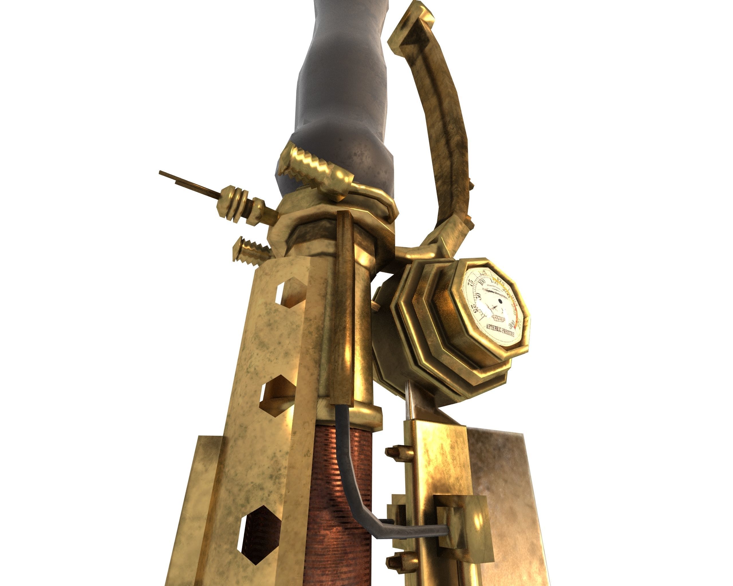 Steampunk Sword free VR / AR / low-poly 3D model | CGTrader