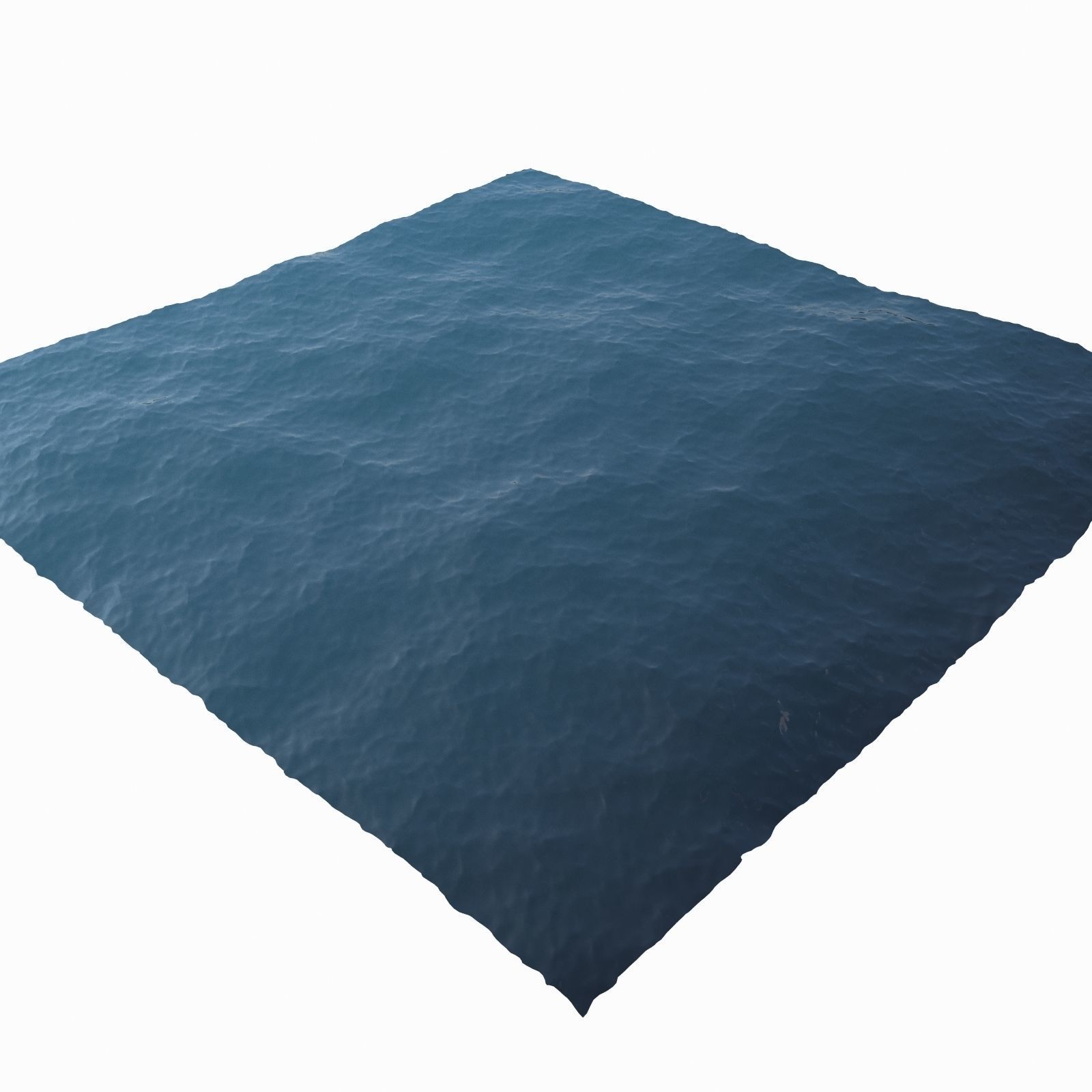 Ocean square of water 3D model animated | CGTrader