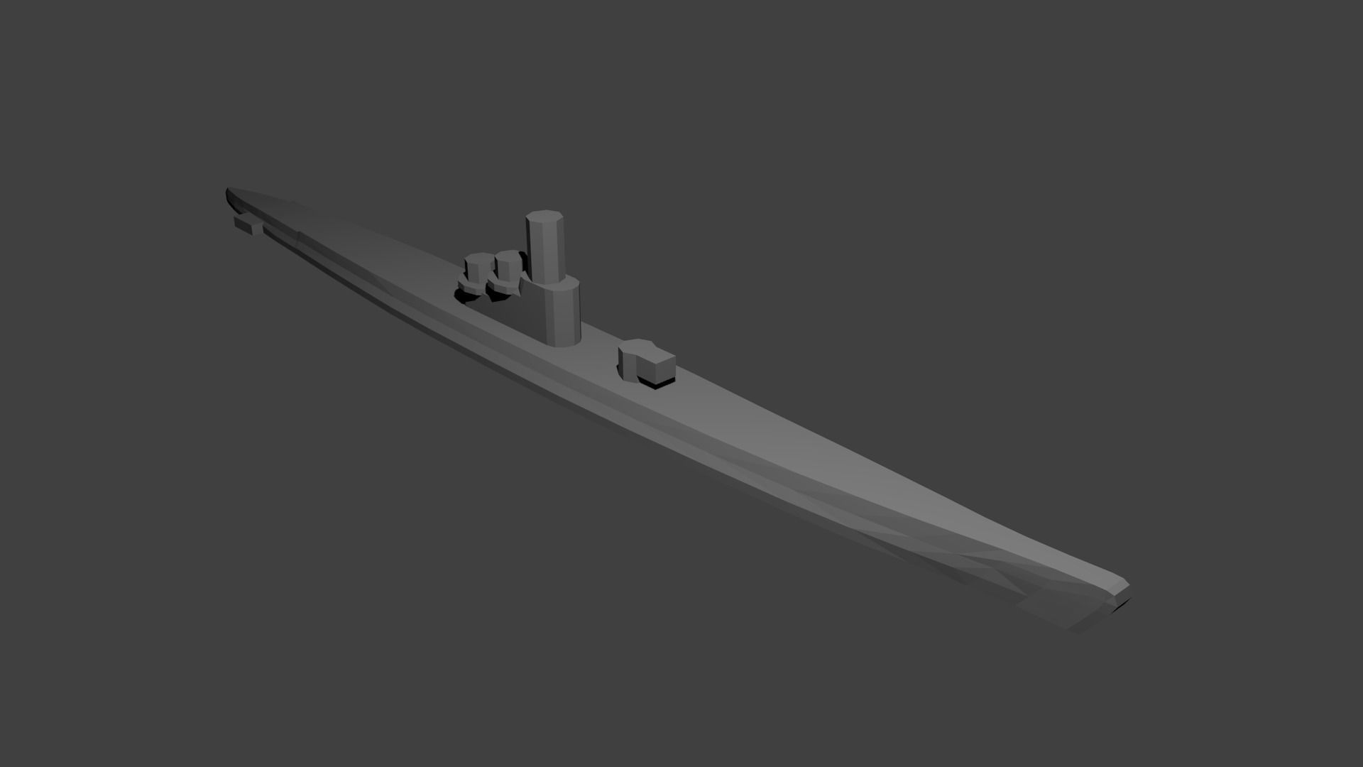 German Type IX Submarine free 3D model 3D printable | CGTrader