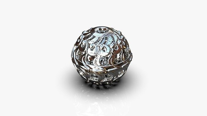 Charm bead 3D model 3D printable | CGTrader