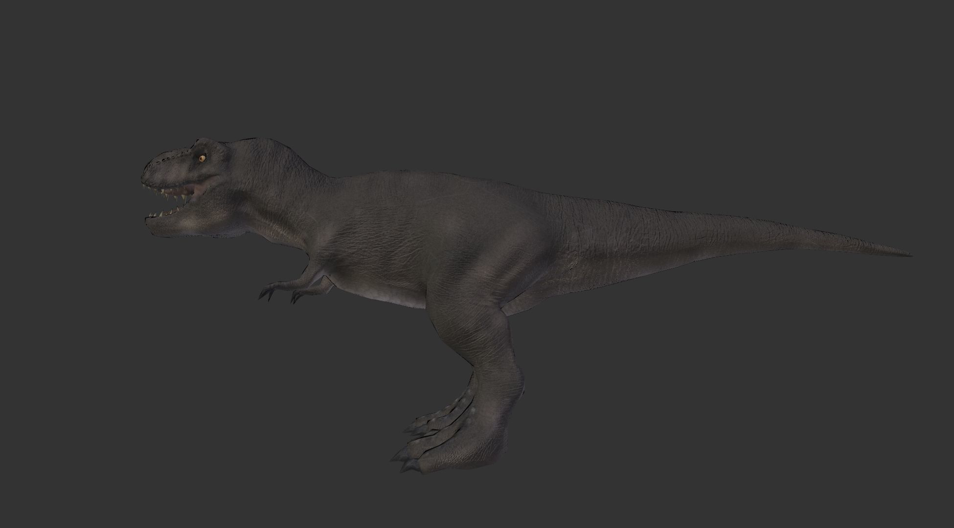 3D model Rexy Jurassic Park Inspired model VR / AR / low-poly rigged ...
