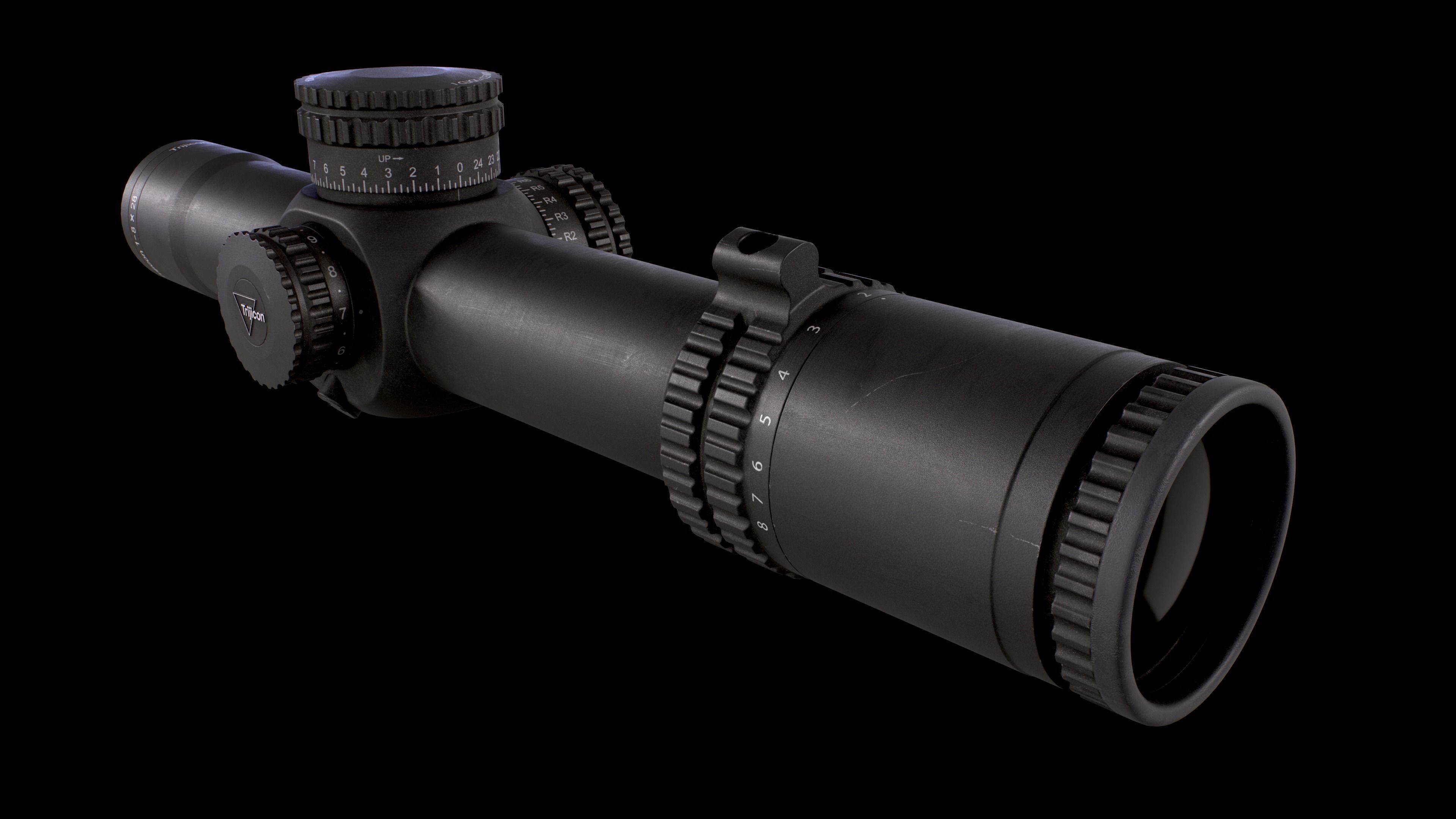 3D model Trijicon AccuPower 1-8x28mm Low Power Variable Optic VR / AR ...