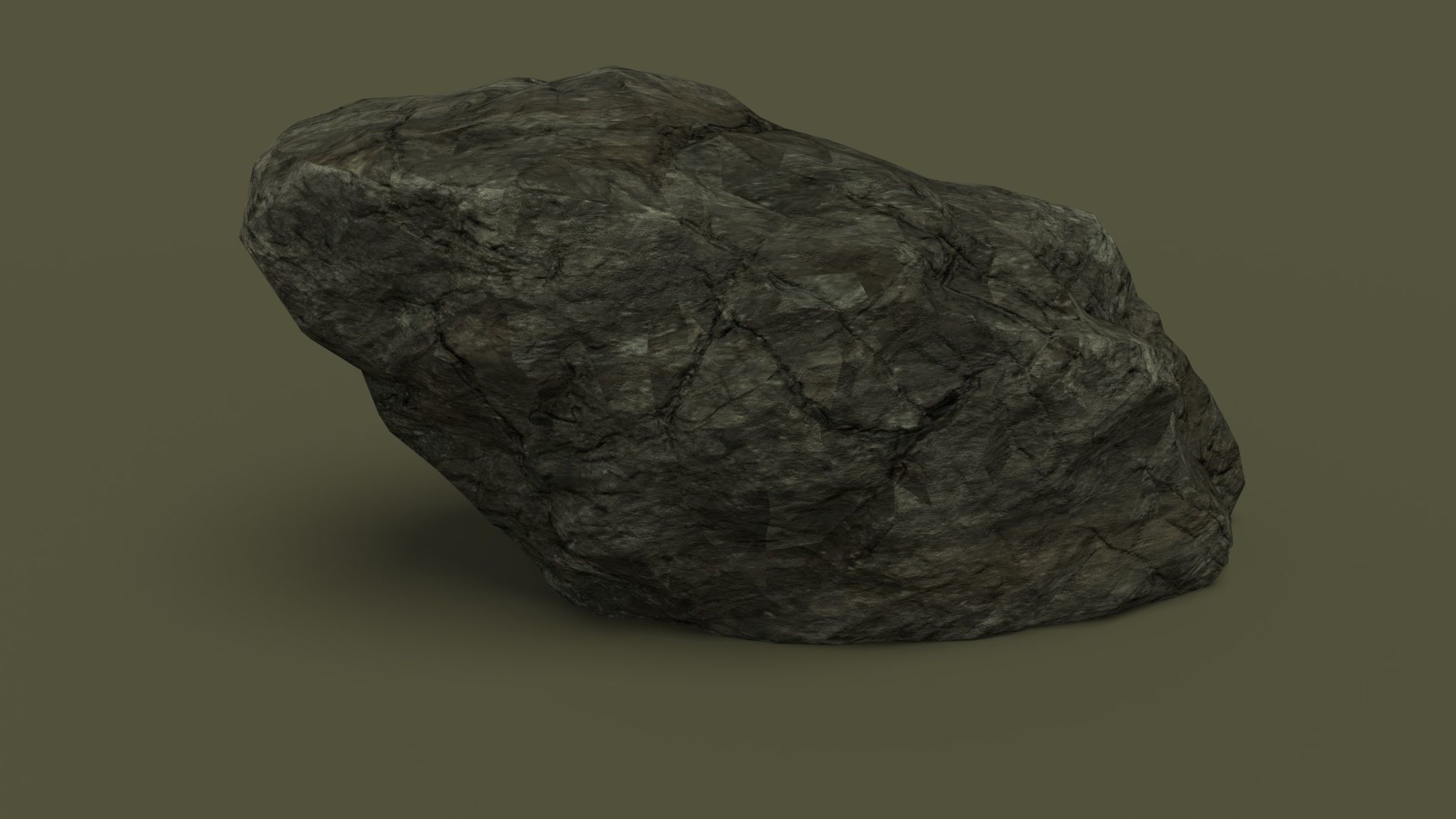 3D model Rock 1 Low Poly - LOD VR / AR / low-poly | CGTrader