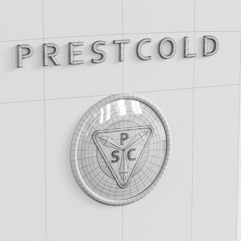 Prestcold Vintage Fridge 3D model | CGTrader