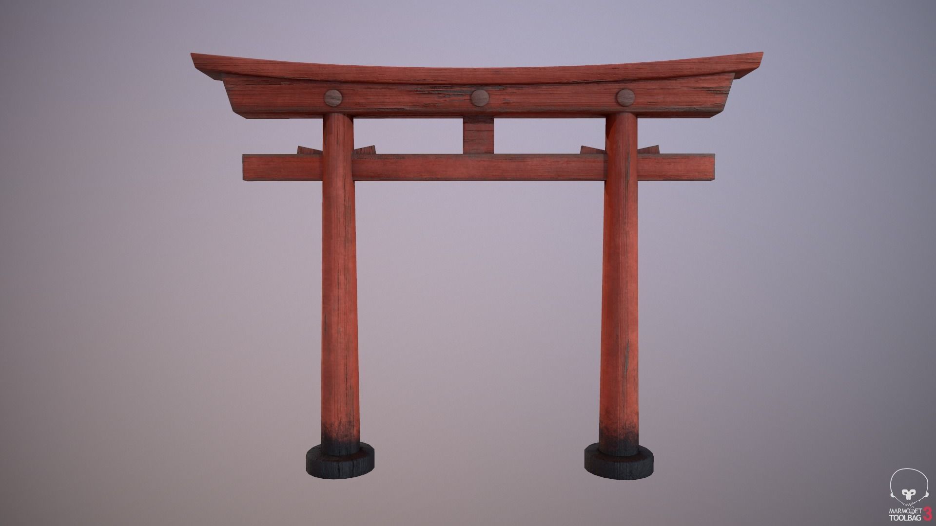 3D model Japanese classic Torii VR / AR / low-poly | CGTrader