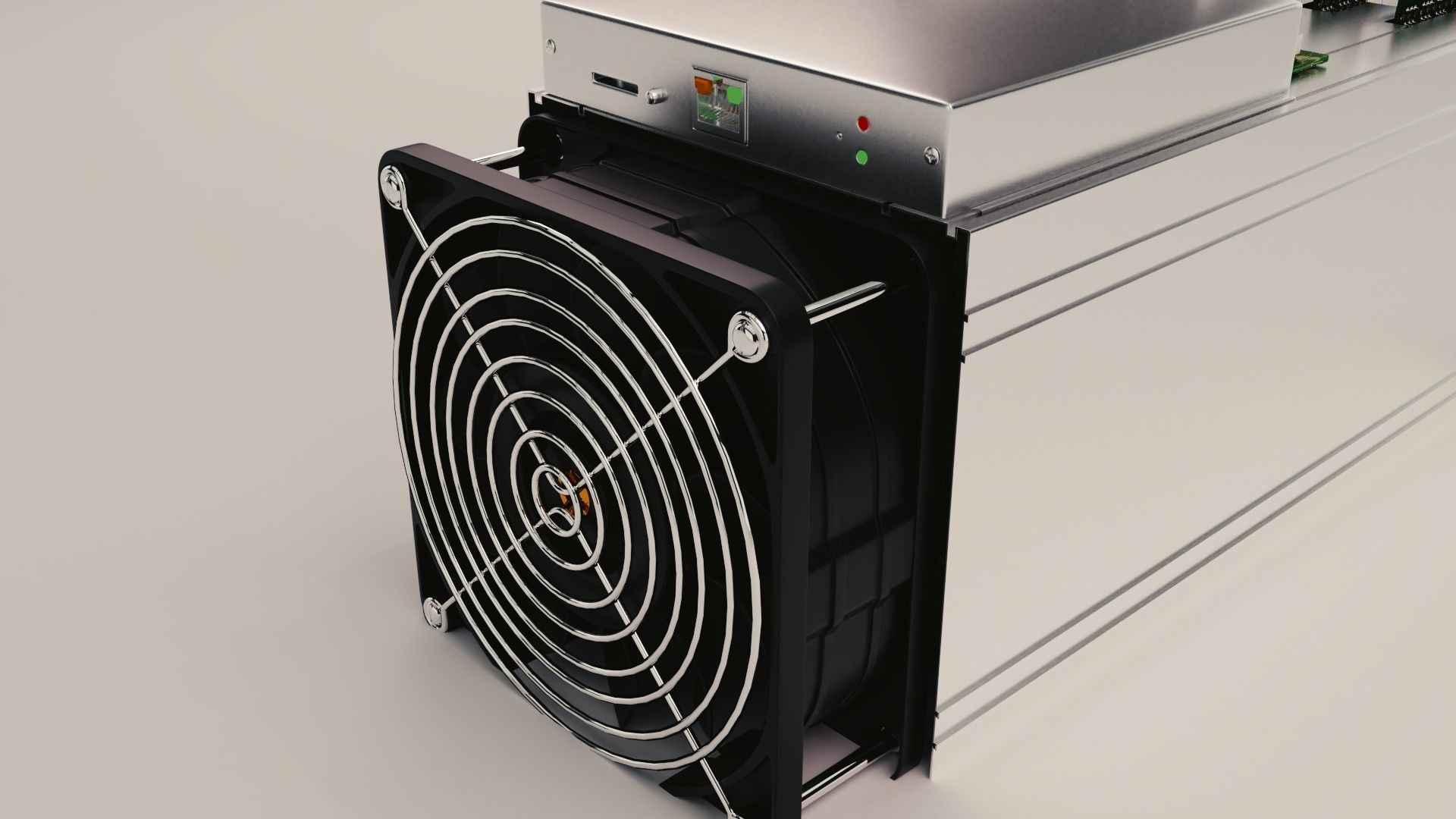 bitcoin antminer mining rig 3D model | CGTrader