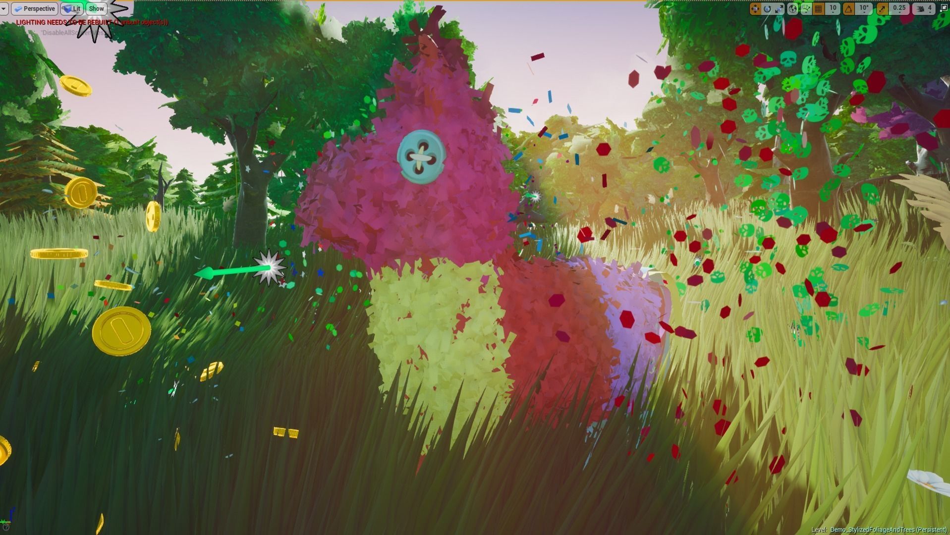 3D model Confetti FX Pack - Unreal Engine 4 VR / AR / low-poly animated ...