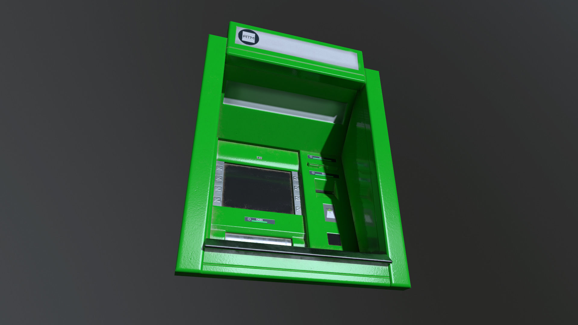3D model ATM Window 01 VR / AR / low-poly | CGTrader