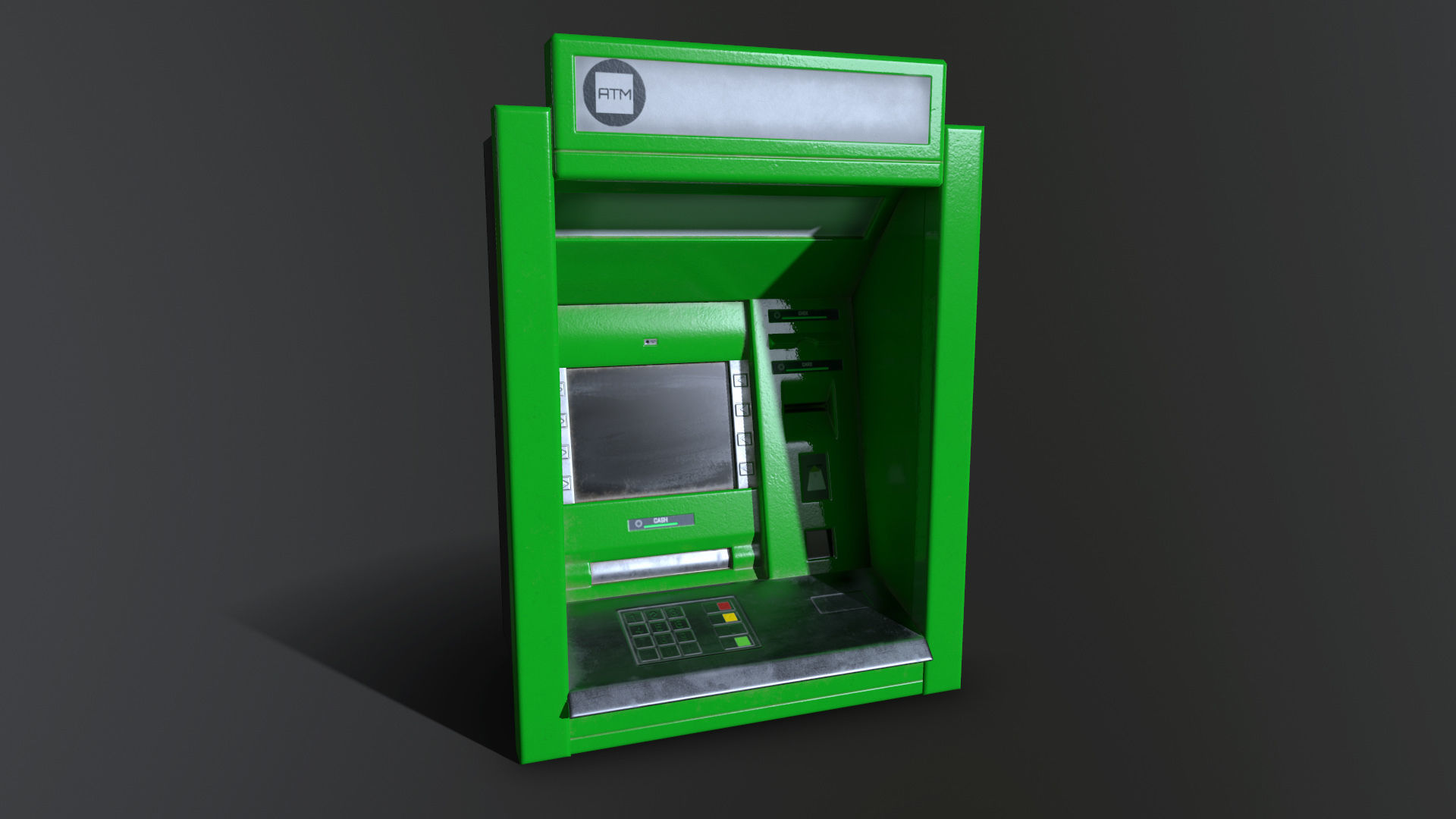 3D model ATM Window 01 VR / AR / low-poly | CGTrader