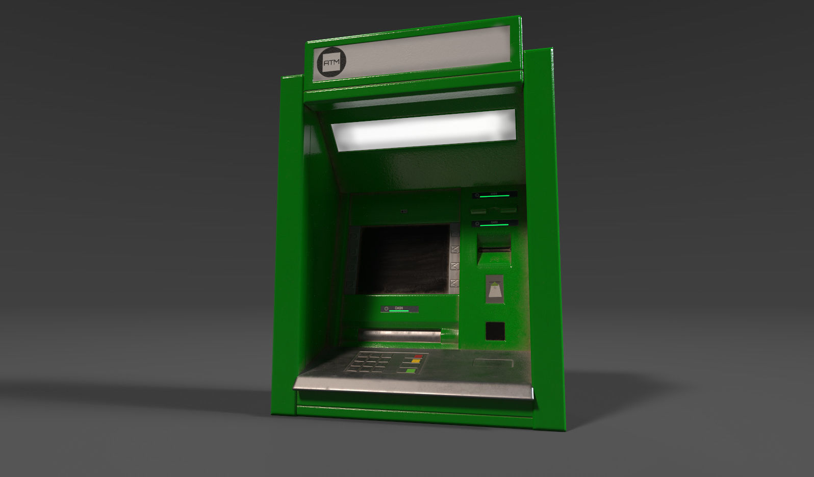 3D model ATM Window 01 VR / AR / low-poly | CGTrader