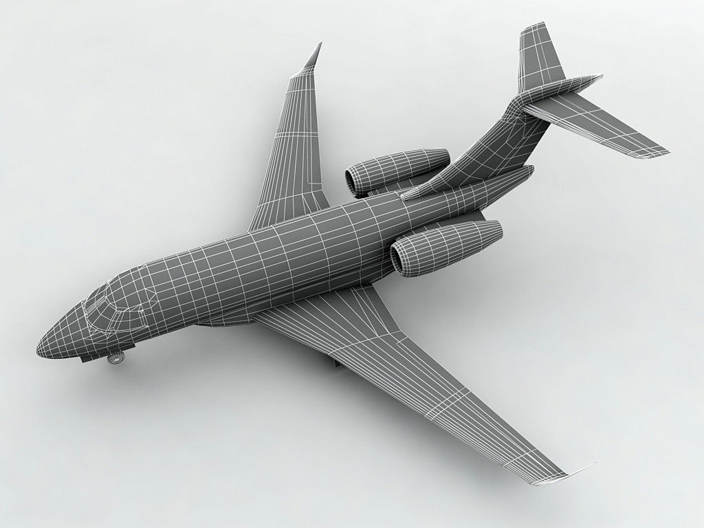 3D model Embraer Legacy 450 Aircraft VR / AR / low-poly | CGTrader