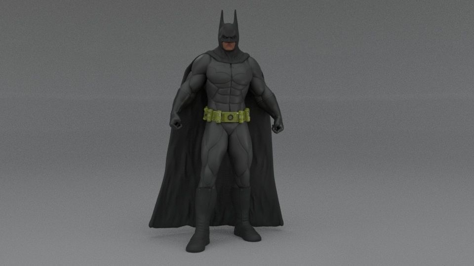 The Dark Knight Batman Concept 3D Model 3D model rigged | CGTrader