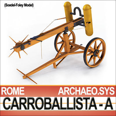 Ancient Rome Siege Machines Collection | CGTrader