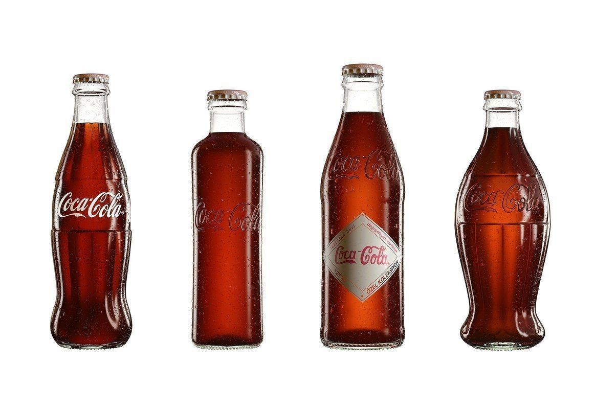 High Detailed Coca-Cola Bottle Models 3D model FBX C4D