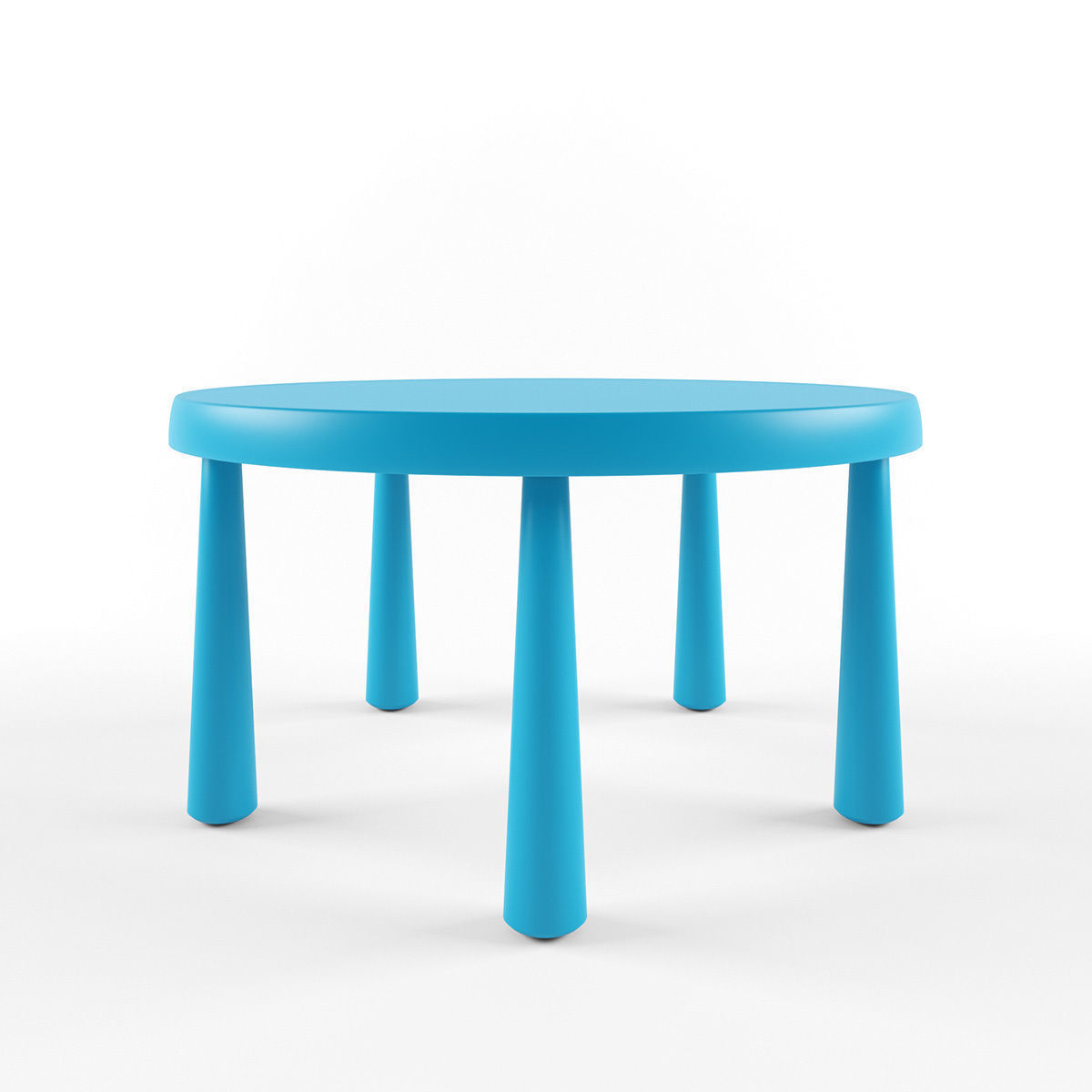 MAMMUT Round table and stools 3D model | CGTrader